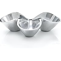 Amazon.com | nambe Bella Triple Condiment Server | 3 Part Divided ...