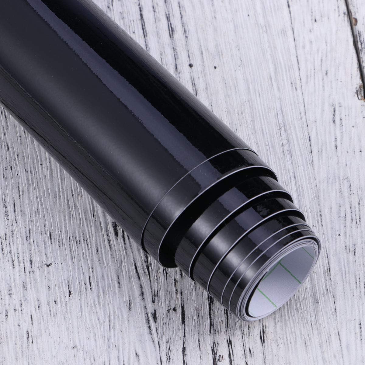 Lioobo Shiny Self-Adhesive Vinyl Car Wrap Film with Air Bubble (Glossy ...