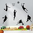 Amazon.com: Basketball Wall Decal Large, 3D Basketball Wall Stickers ...