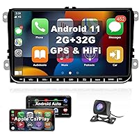 Amazon.com: UNITOPSCI 9 Inch Android Car Stereo Radio for VW Passat Jetta Golf Touran Seat Skoda ...