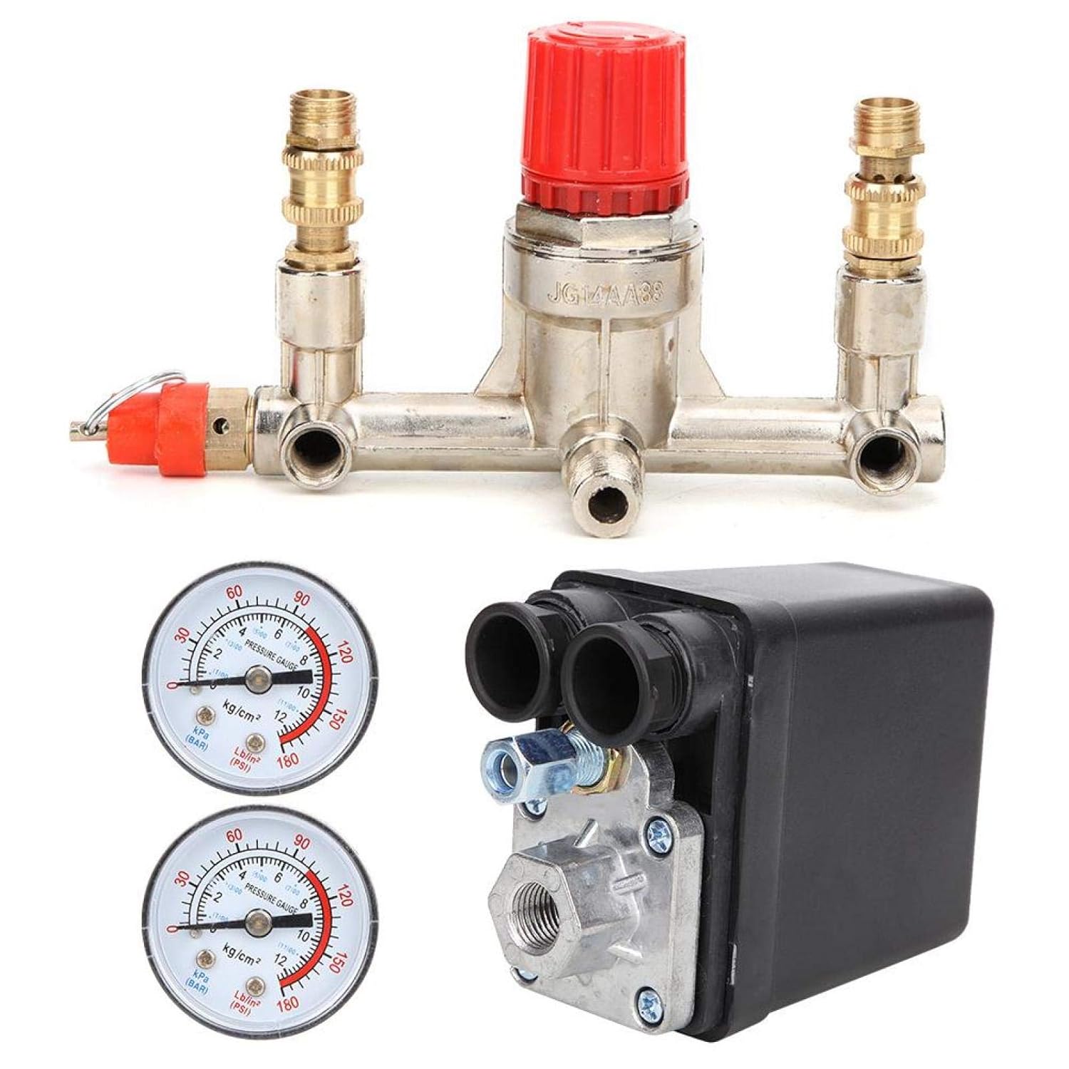 Pressure Regulator Valve Air Compressor Pressure Switch Valve Assembly ...