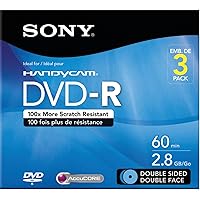 Amazon.com: Sony 8cm DVD-R with Hangtab 5 Pack - 5DMR30R1H : Electronics