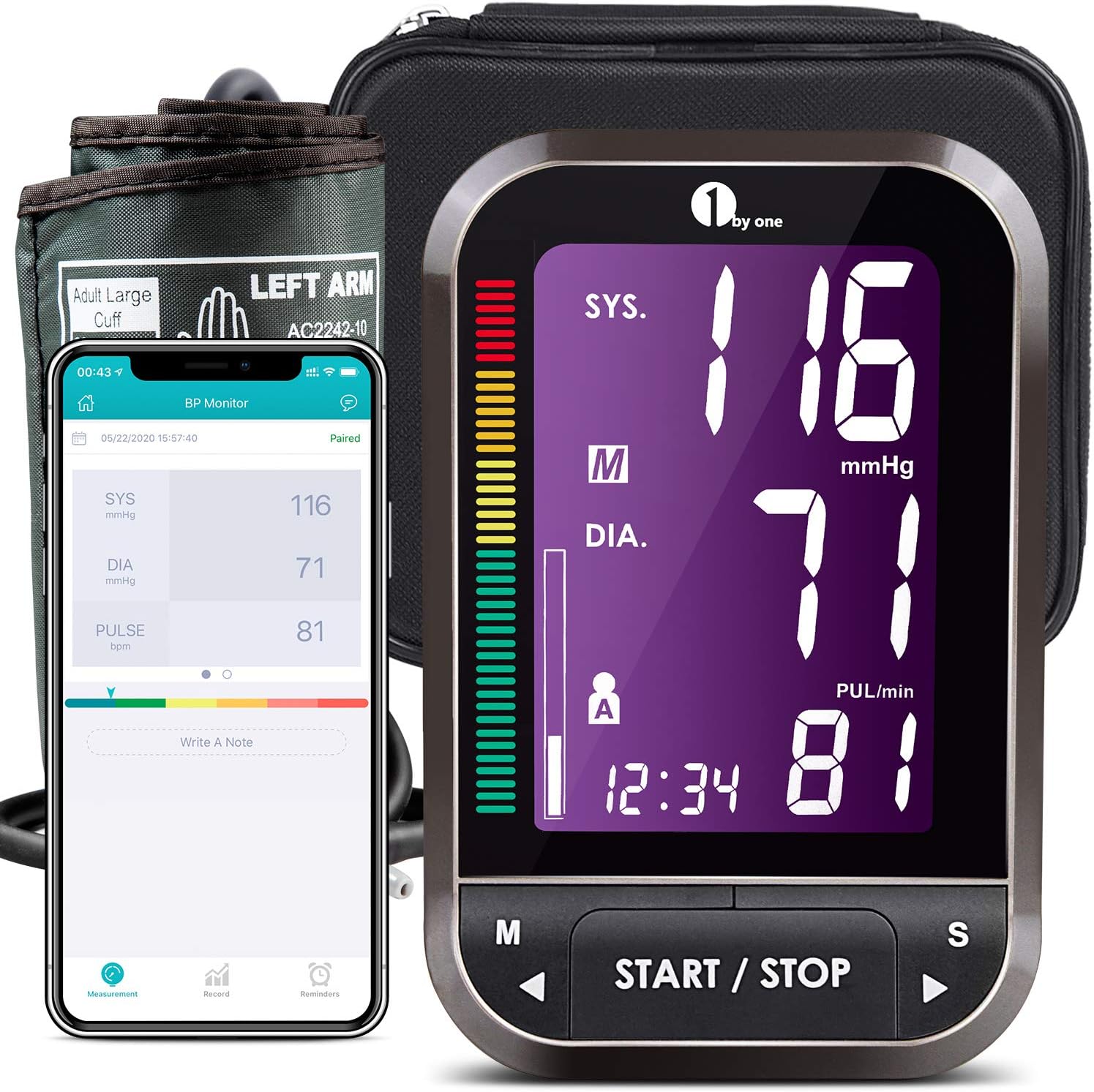 Blood Pressure Monitor 1byone Upper Arm Blood Pressure Monitor For