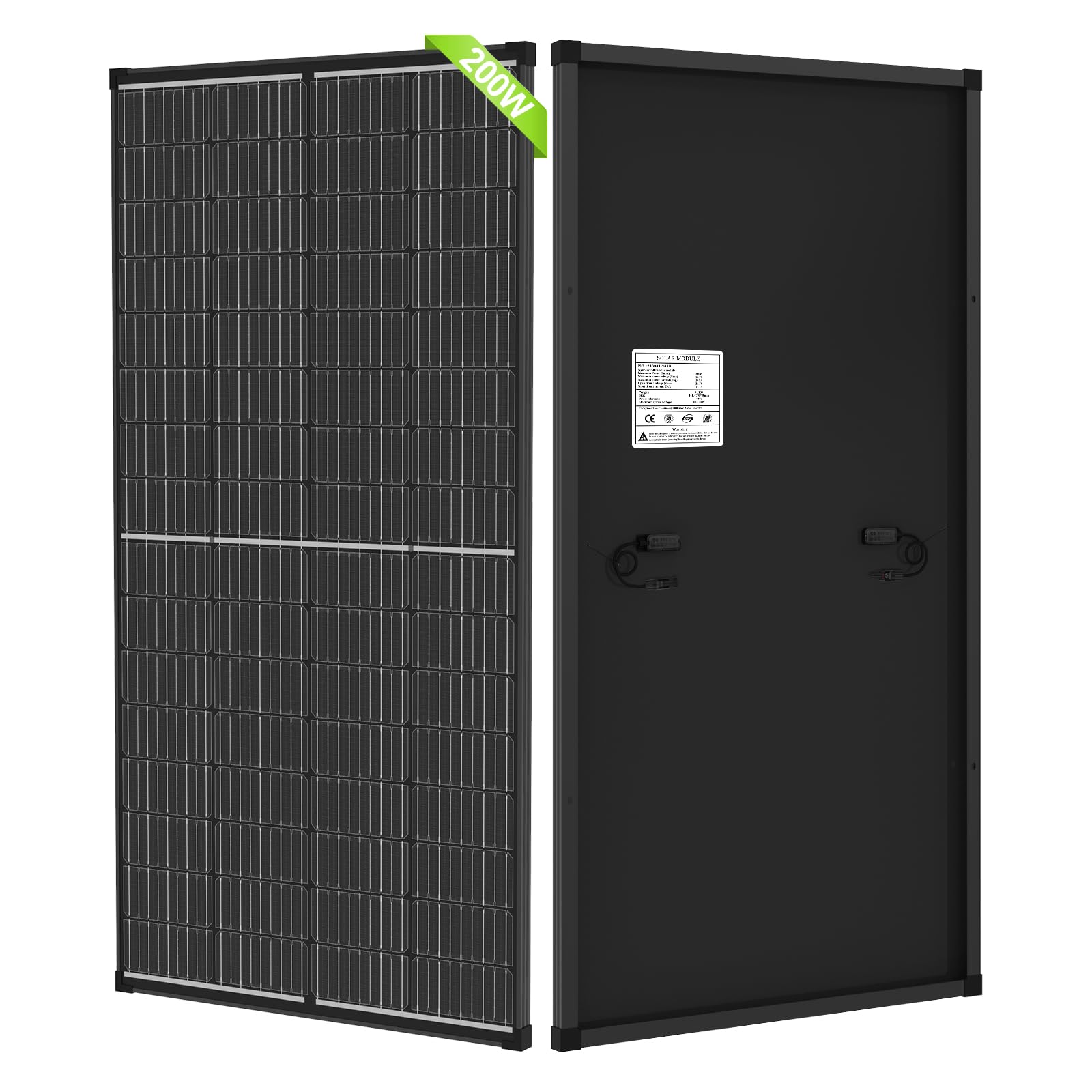 Mua 200 Watt Solar Panel, 24% High-Efficiency Monocrystalline PV Module ...