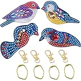 Amazon.com: Diamond -Painting- Art Keychains, 10 Pcs DIY Diamond - Art ...