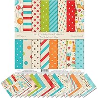 Pattern Paper Pack - Happy Birthday - Scrapbook Premium Specialty Paper ...