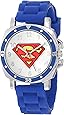 Superman Kids' SUP9012 Blue Rubber Superman Logo Strap Watch: Amazon.ca ...