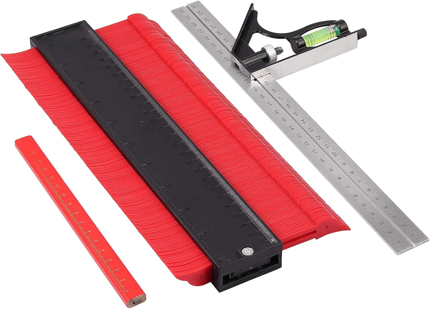 Kamtop 10 Inch Contour Gauge 250mm Contour Gauge with Metal Combination ...