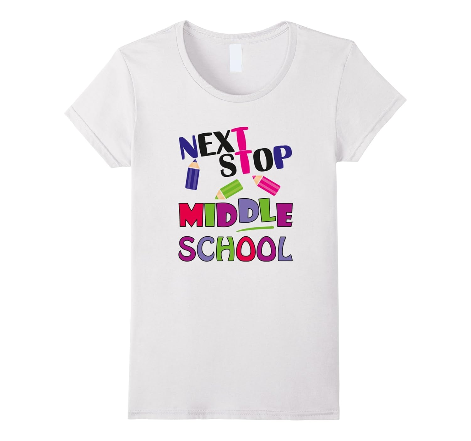Next Stop Middle School Graduation Gift T-Shirt For Kids