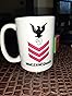 Amazon.com: U.S. Navy Customizable Rank Insignia Ceramic Coffee/Cocoa ...