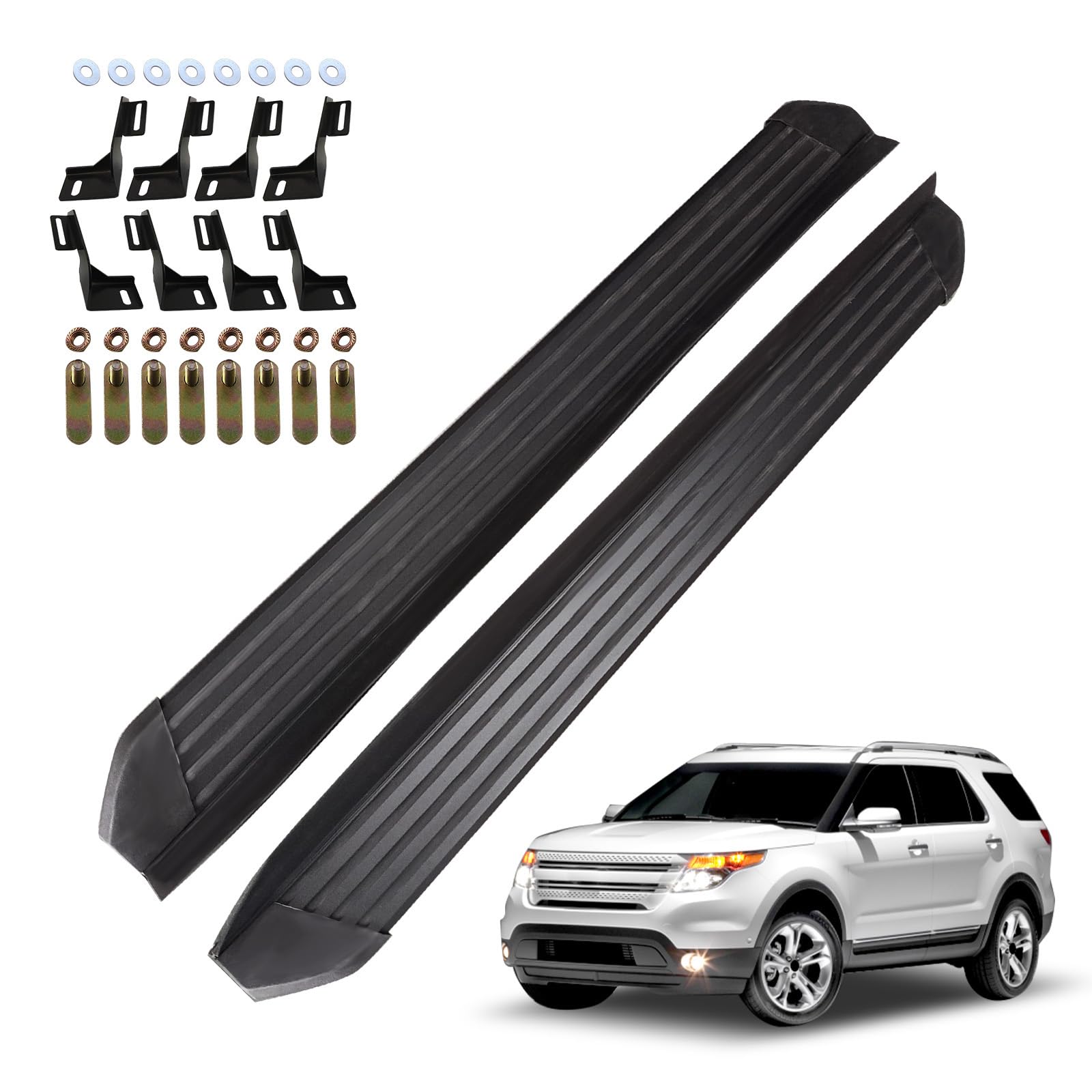 Running Boards & Steps for Ford Explorer 2011-2019 Value Aluminum SUV ...