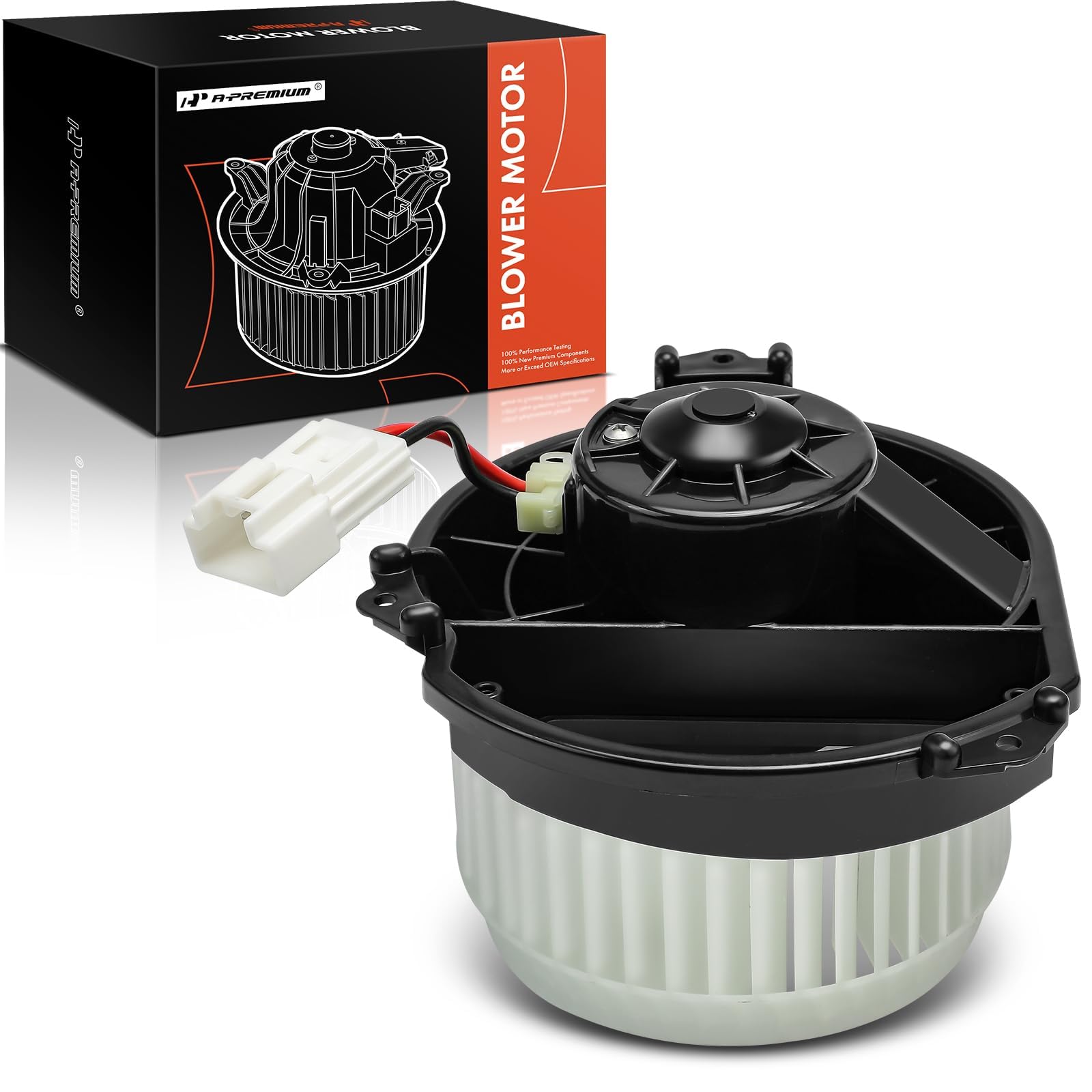 A-Premium Rear HVAC A/C Heater Blower Motor with Wheel Compatible with ...