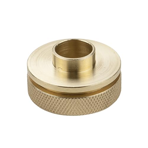 POWERTEC Router Guide Bushing Solid Brass 5/8", Short Shank Precision ...