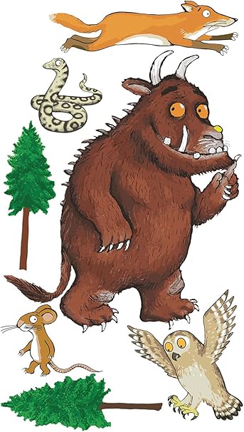 Gruffalo Character Set Self Adhesive Poster Wall Art V001 size 860mm ...