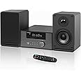 Amazon.com: Home CD Stereo Shelf System,100W Hi-Fi Bookshelf Speskers ...