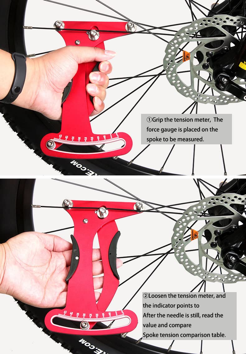 Mua Bicycle Spoke Tension Meter Wrench Tool, Ultimate Bike Wheel Repair ...