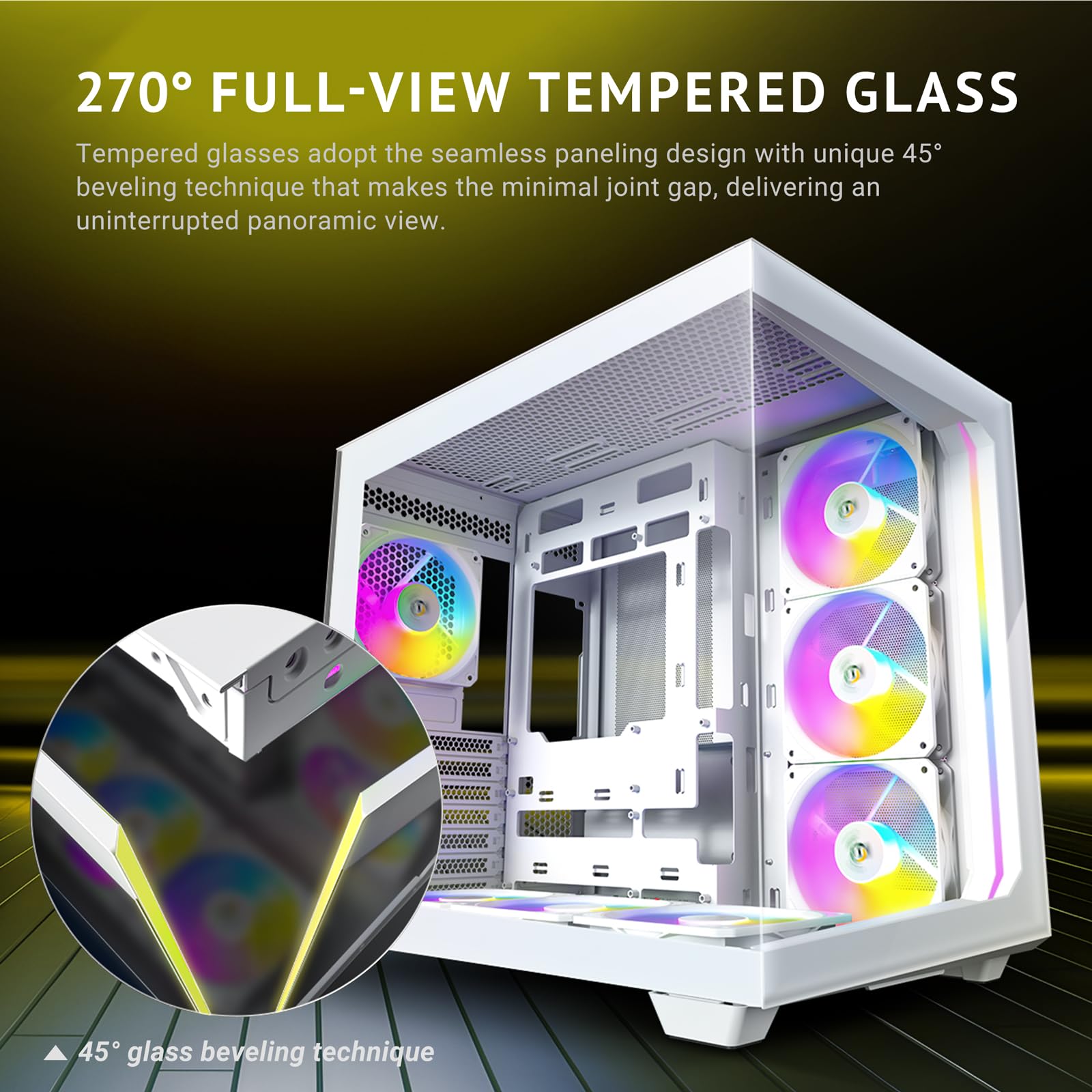 Mua Antec Pillarless Constellation C5 ARGB White PC Case trên Amazon Mỹ ...