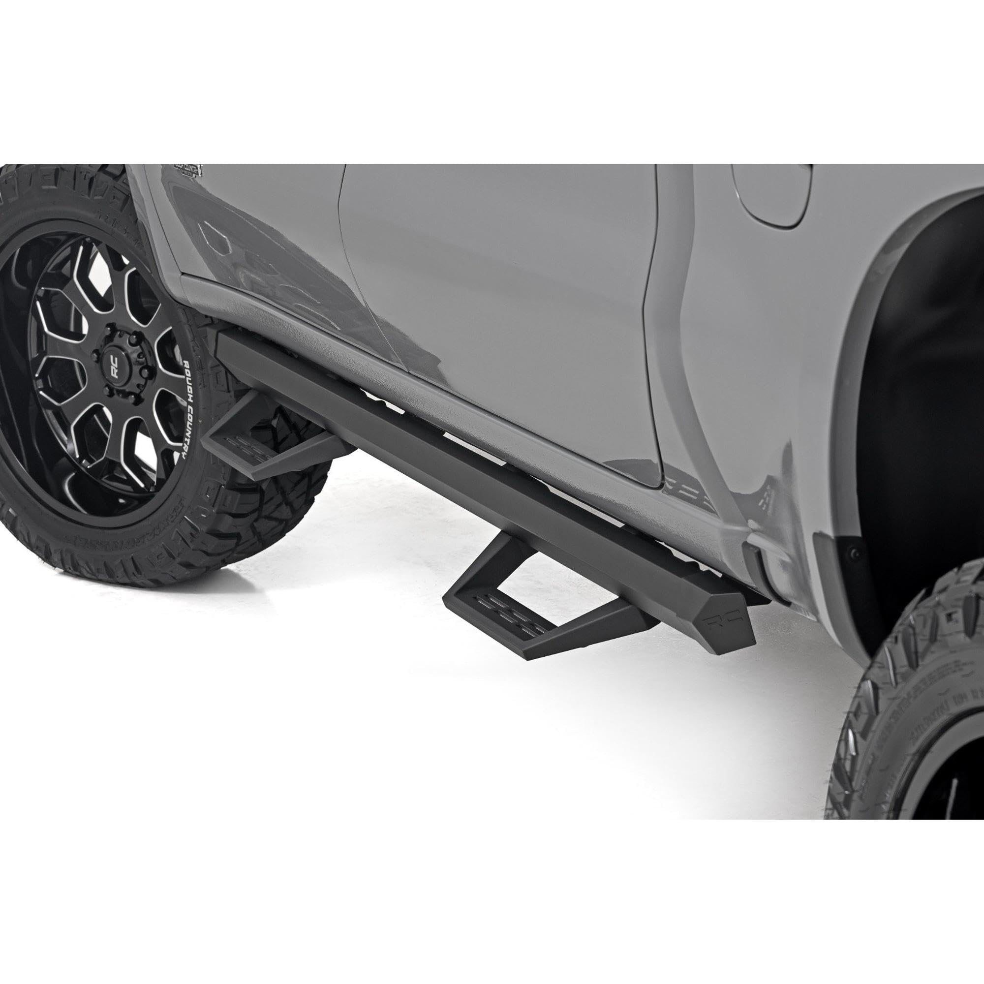 Rough Country SRL2 Adjustable Aluminum Steps for Chevy Silverado/GMC ...