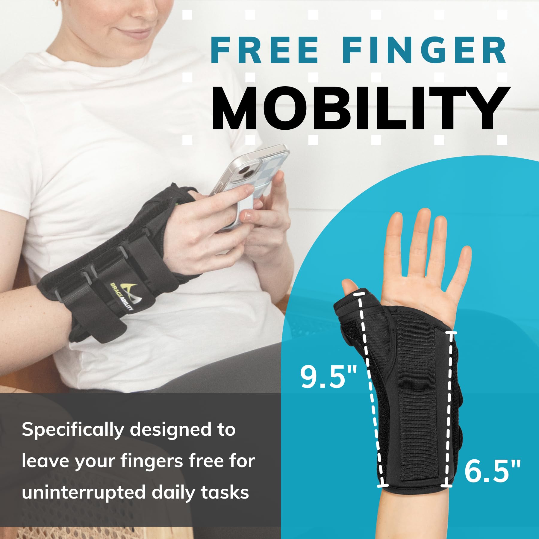 Mua BraceAbility Wrist and Thumb Spica Splint - De Quervain's ...