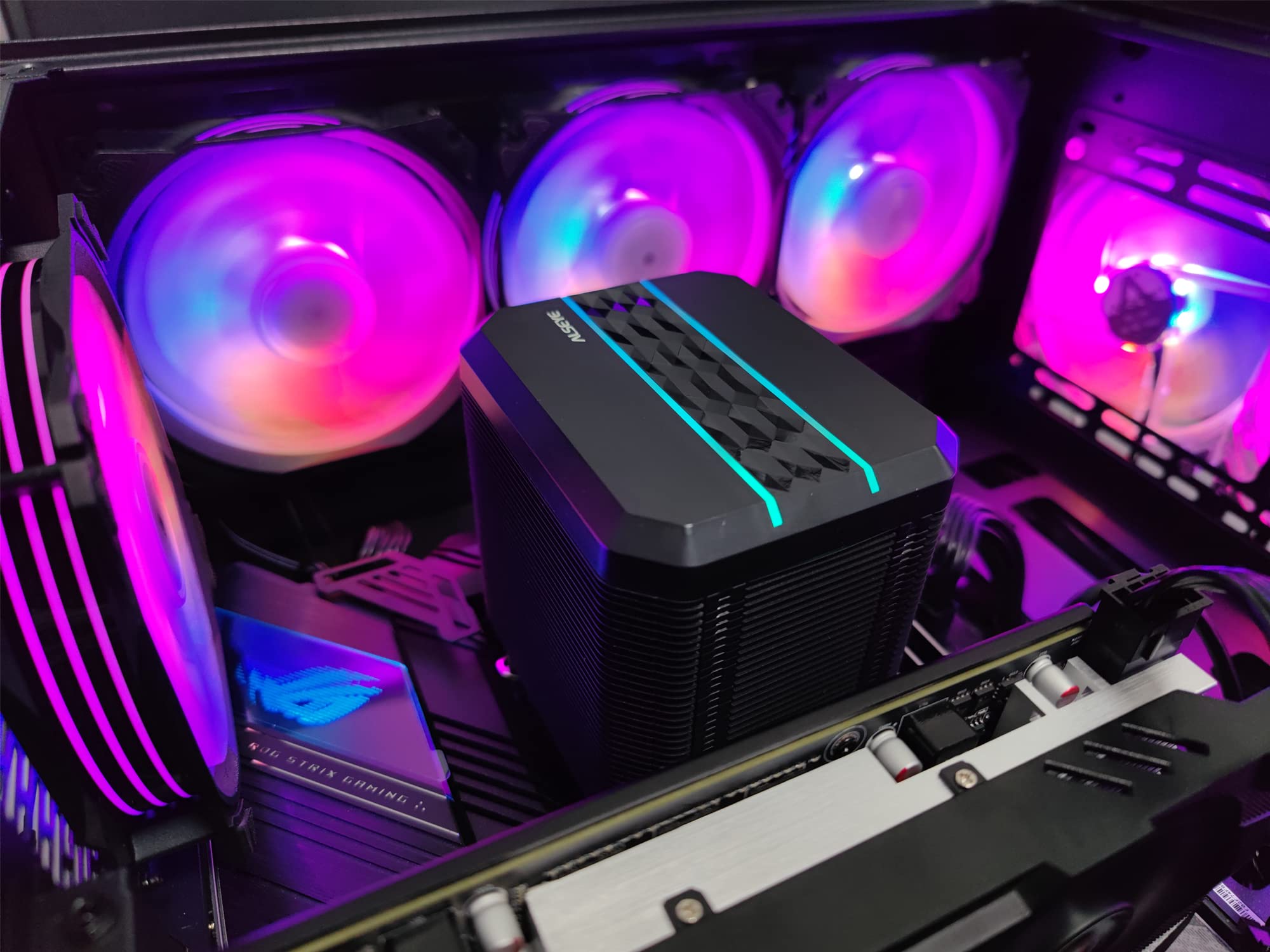 Mua ALSEYE M90 CPU Cooler, Hidden Fan Designed Dual Tower Air-Cooled ...