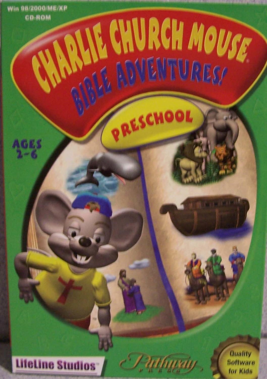 Amazon.com: Charlie Church Mouse Bible Adventures/CD-ROM: Charlie ...