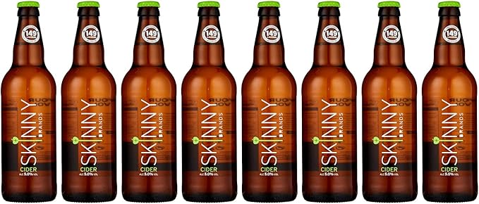 Skinny Cider Low Calorie Cider Bottle, 550 ml, Case of 8: Amazon.co.uk ...