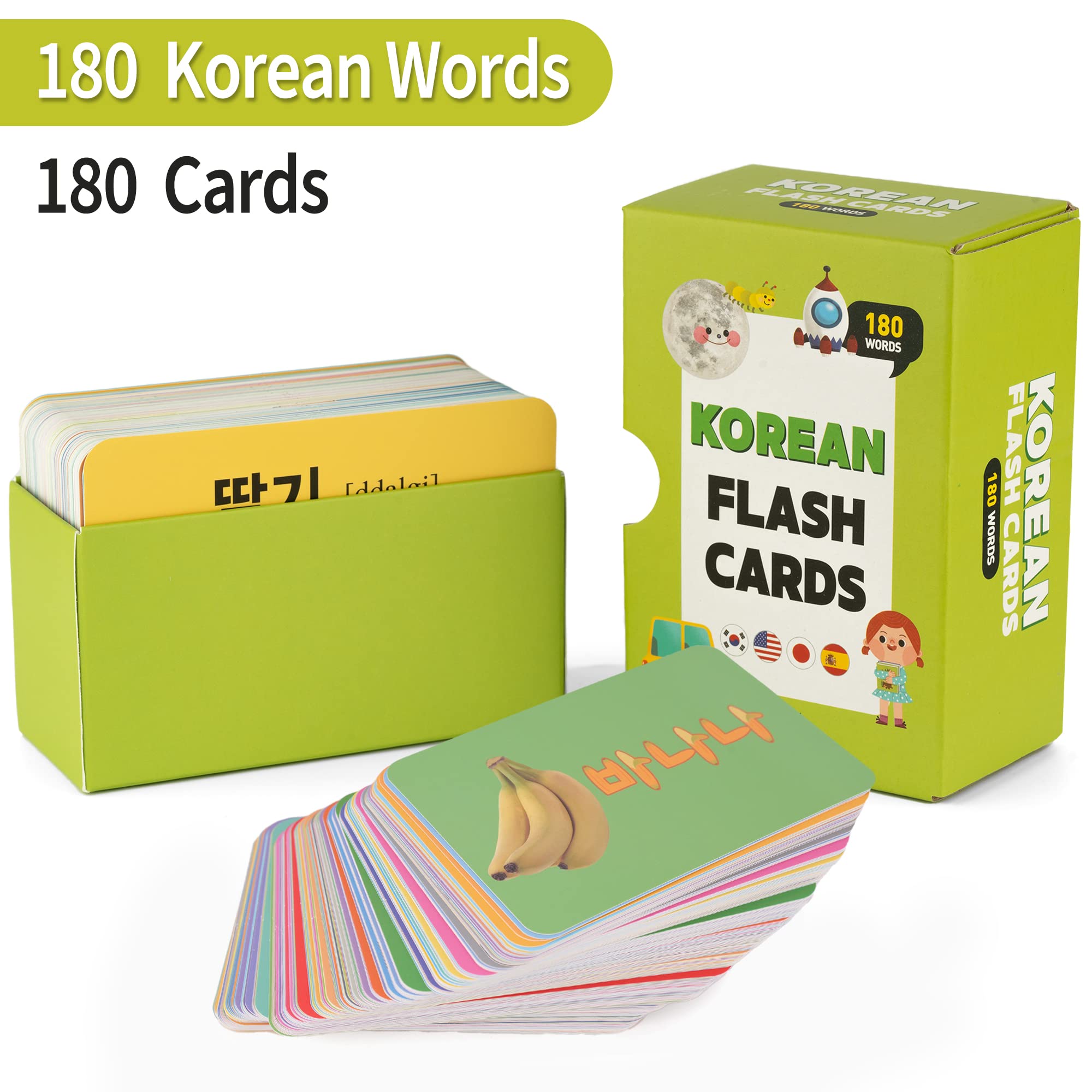 Mua Korean Word Flashcards for Beginners Hangul Flash Cards Korean ...