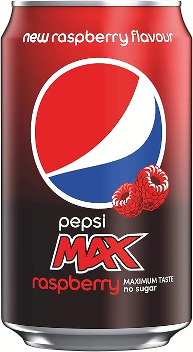 Pepsi Max Raspberry - 24x330ml: Amazon.co.uk: Grocery