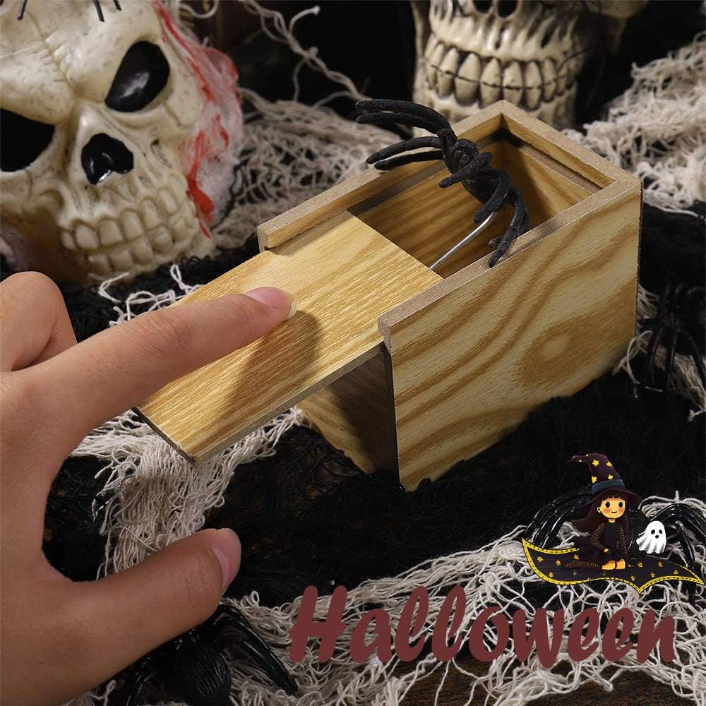 WELLXUNK® Spider Box, 2 Pcs Prank Spider,Spider Joke, Prank Spider Box ...