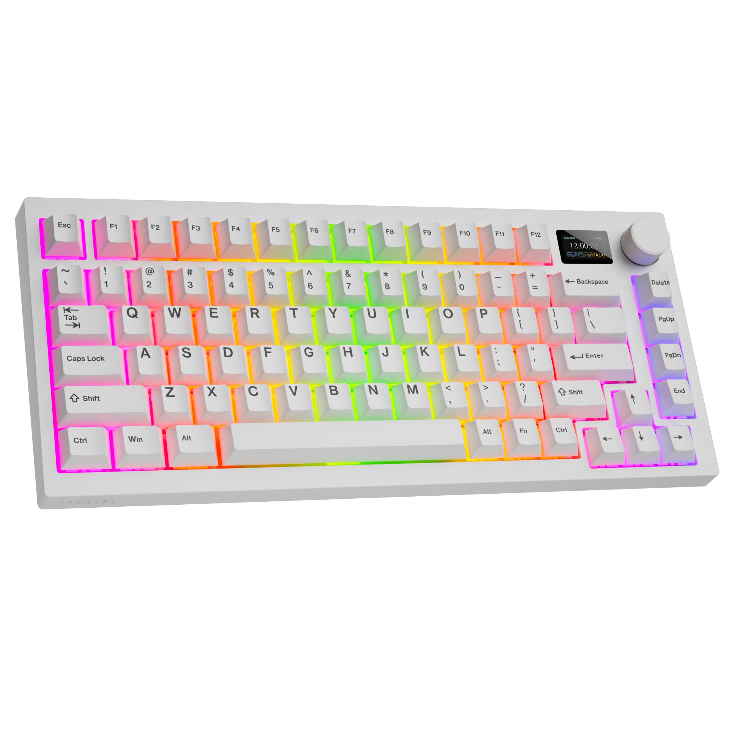 TECWARE Spectre 75% RGB Mechanical Gaming Keyboard with Customizable ...