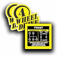 Amazon.com: Transmission Shift Pattern Sticker Decal Compatible with ...