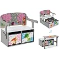 Amazon.com: Costzon Kids Table and Chair Set, Convertible Toy Storage ...