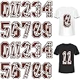 Amazon.com: Yunlly 22 Pcs 8 Inch Heat Transfer Numbers 0 to 9 Sport ...