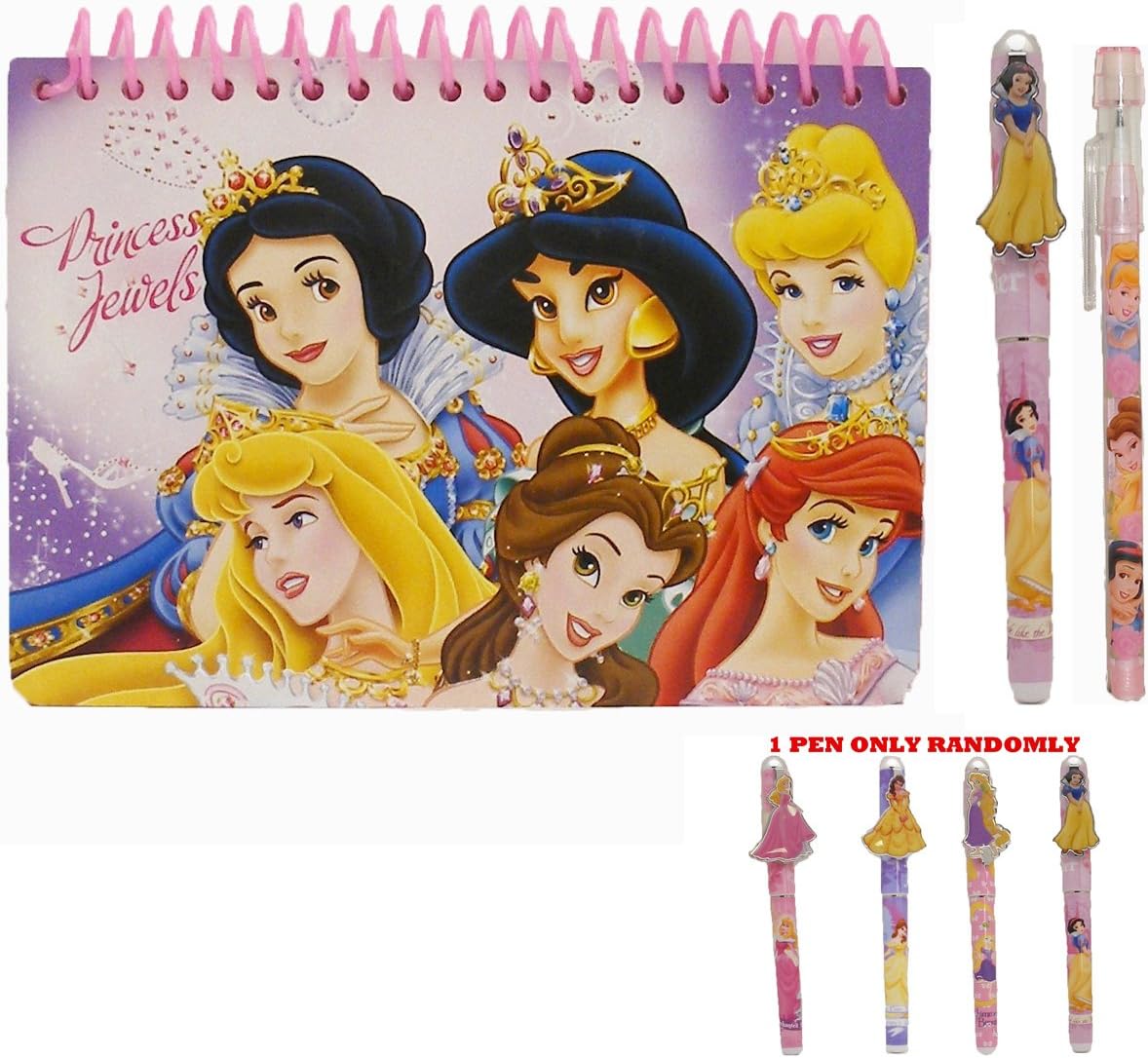 Disney Princess Autograph Book with Pen, Diaries, Journals & Notebooks ...