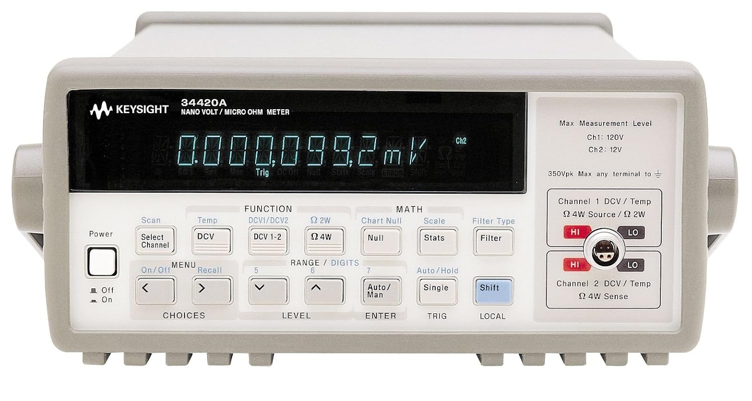 Amazon | KEYSIGHT 34420A ナノボルト/マイクロオーム・メータ | 電子測定機器アクセサリ | 産業・研究開発用品 通販