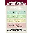 Amazon.com: Orders of Operations Math Mathematics Success PEMDAS ...