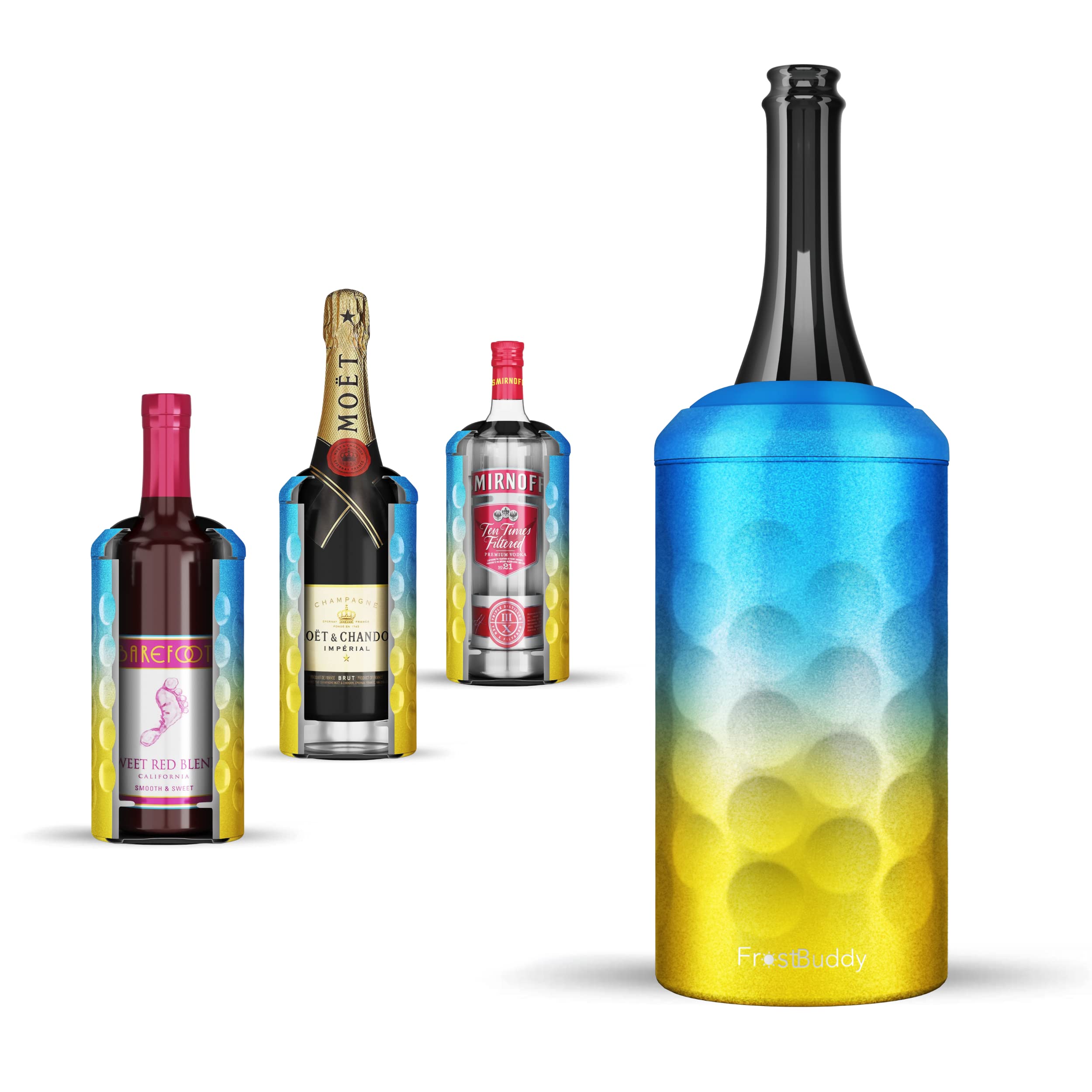 Frost Buddy - Wine Chiller Bucket - Vacuum Insulated Wine Bottle Cooler ...