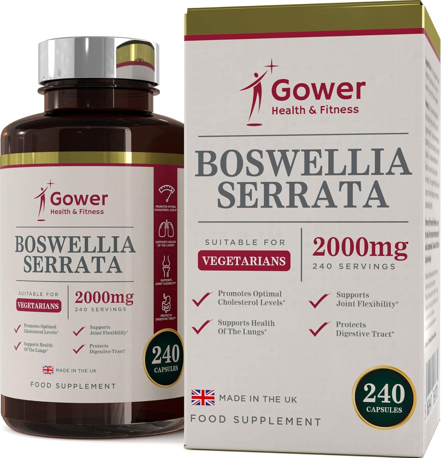 Boswellia Serrata Capsules 5:1 Extract (2000mg Equivalent) | Indian ...