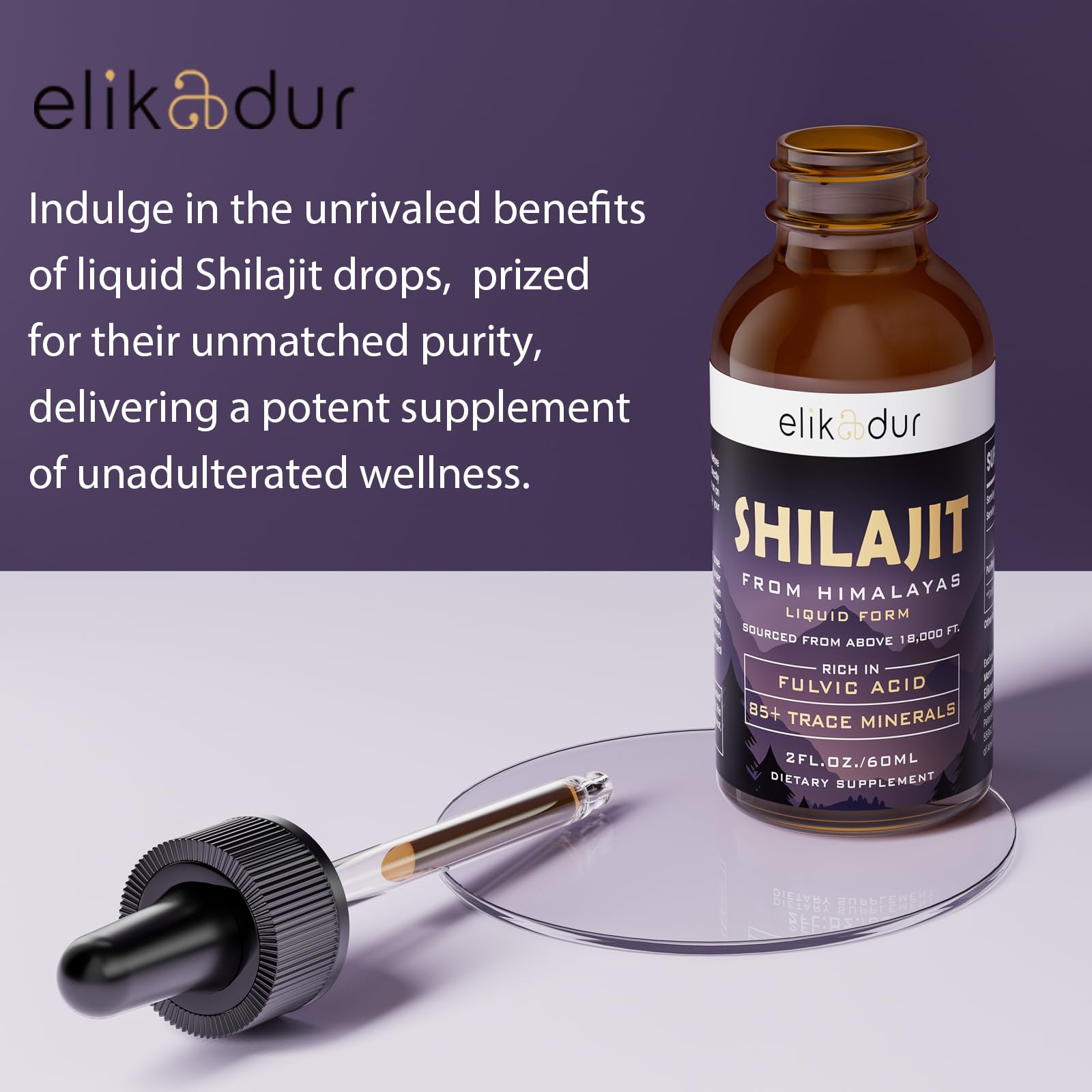 Mua Elikadur Shilajit Resin Organic Liquid Supplement, Shilajit ...