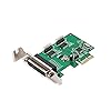 I/O Crest 2 Port Serial COM DB9 RS-232 and 1 Port DB25 Printer Lpt1 Port PCI-E 1.0 X1 Card ...