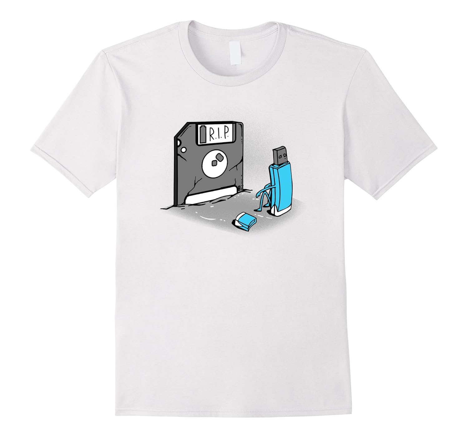 Funny RIP Floppy Disk & USB Shirt-4LVS – 4loveshirt