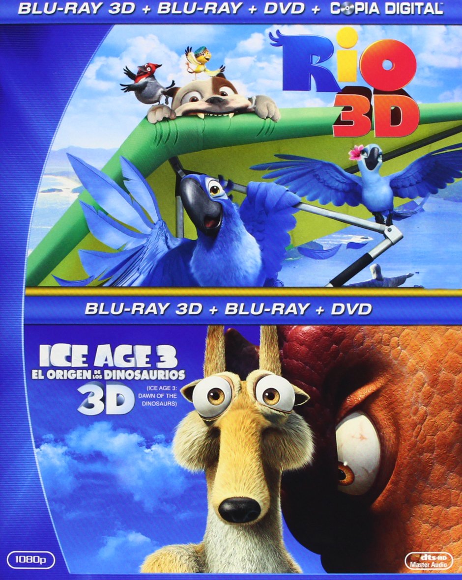 Pack: Rio + Ice Age 3 [Blu-ray]: Amazon.es: Jesse Eisenberg, Anne ...