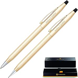 Amazon.com : Personalized Cross Pen Set | Cross Classic Century 10 ...