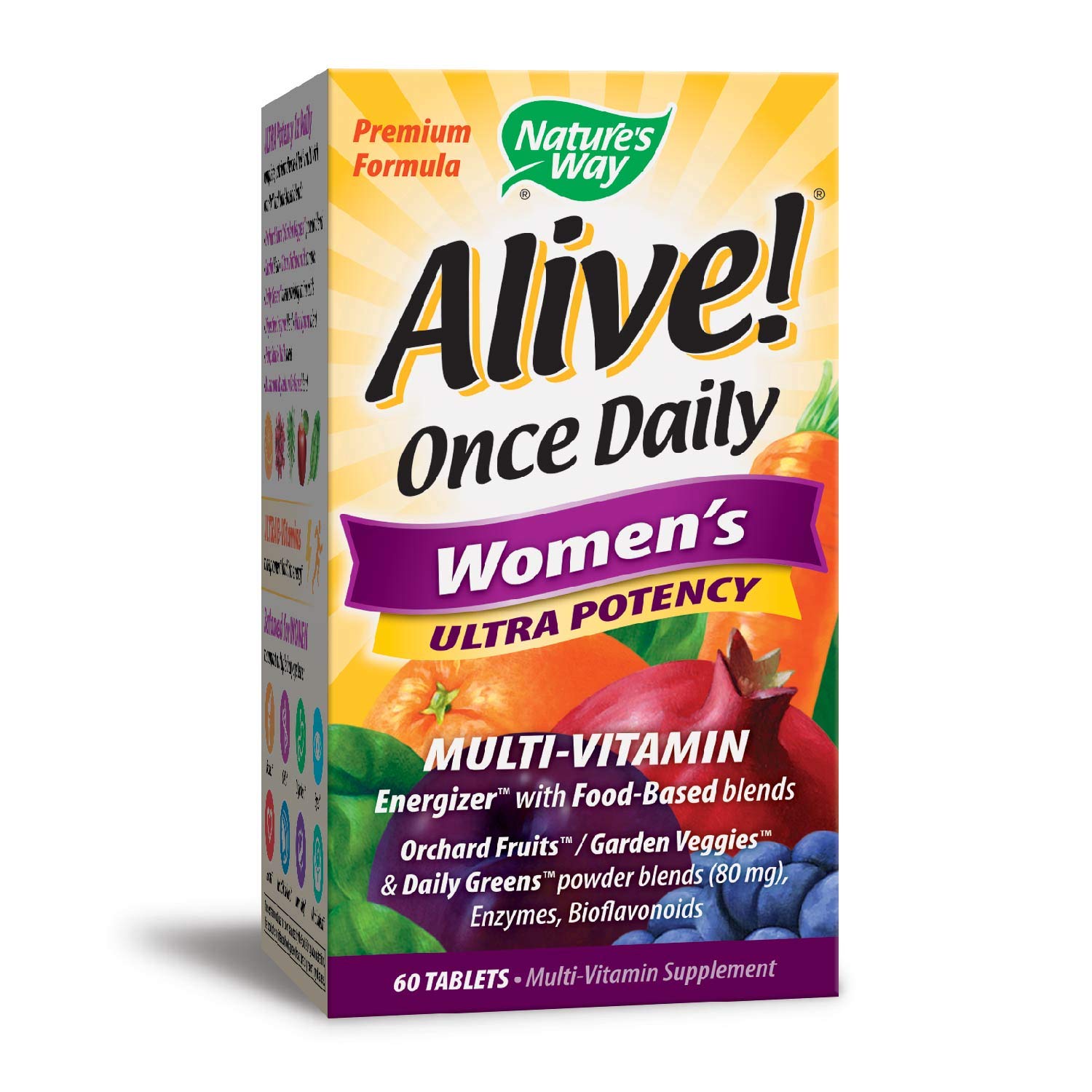 Nature’s Way Alive! Women’s Ultra Potency Complete Multivitamin, High ...
