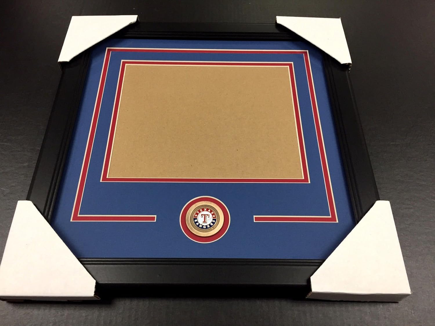 Amazon.com: TEXAS RANGERS Medallion Frame Kit 8x10 Photo Double Mat ...