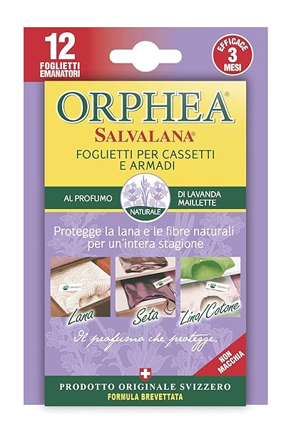 Orphea Salvalana Anti-Moths Sheets Natural Lavender Scented: Amazon.co.uk: Kitchen & Home