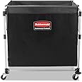 Amazon.com: Rubbermaid 1881750 Collapsible X-Cart Steel Eight Bushel ...