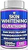 Glutathione Whitening Pills - 120 Capsules 2000mg Glutathione ...