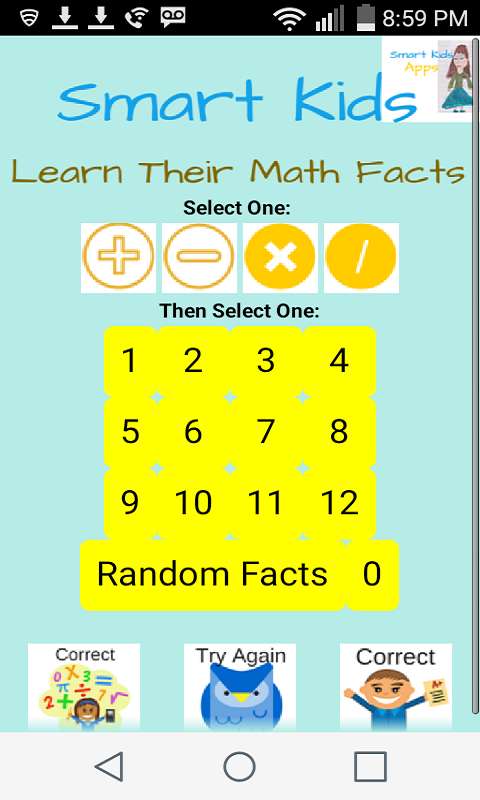 Smart Kids Learn Their Math Facts:Amazon.com:Appstore for Android