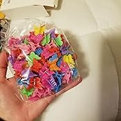 Amazon.com : 100 Pieces Butterfly Hair Clips Claw Barrettes, Assorted ...